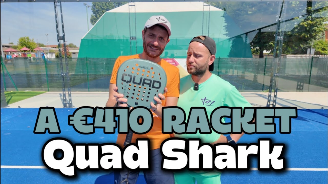 Full Quad Shark Padel racket review - Padel Tonic